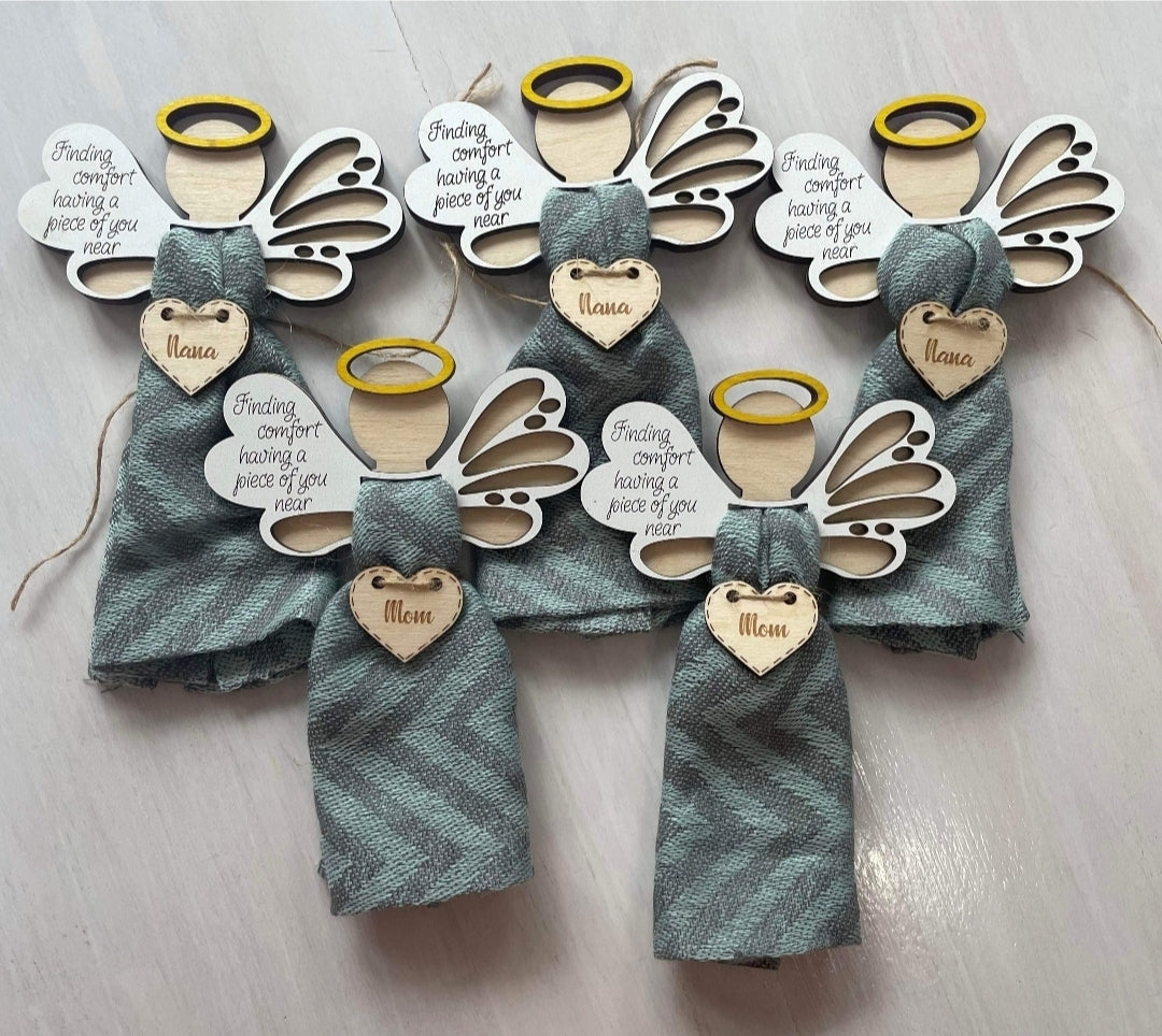 Angel clothing ornament – Burning Stitches