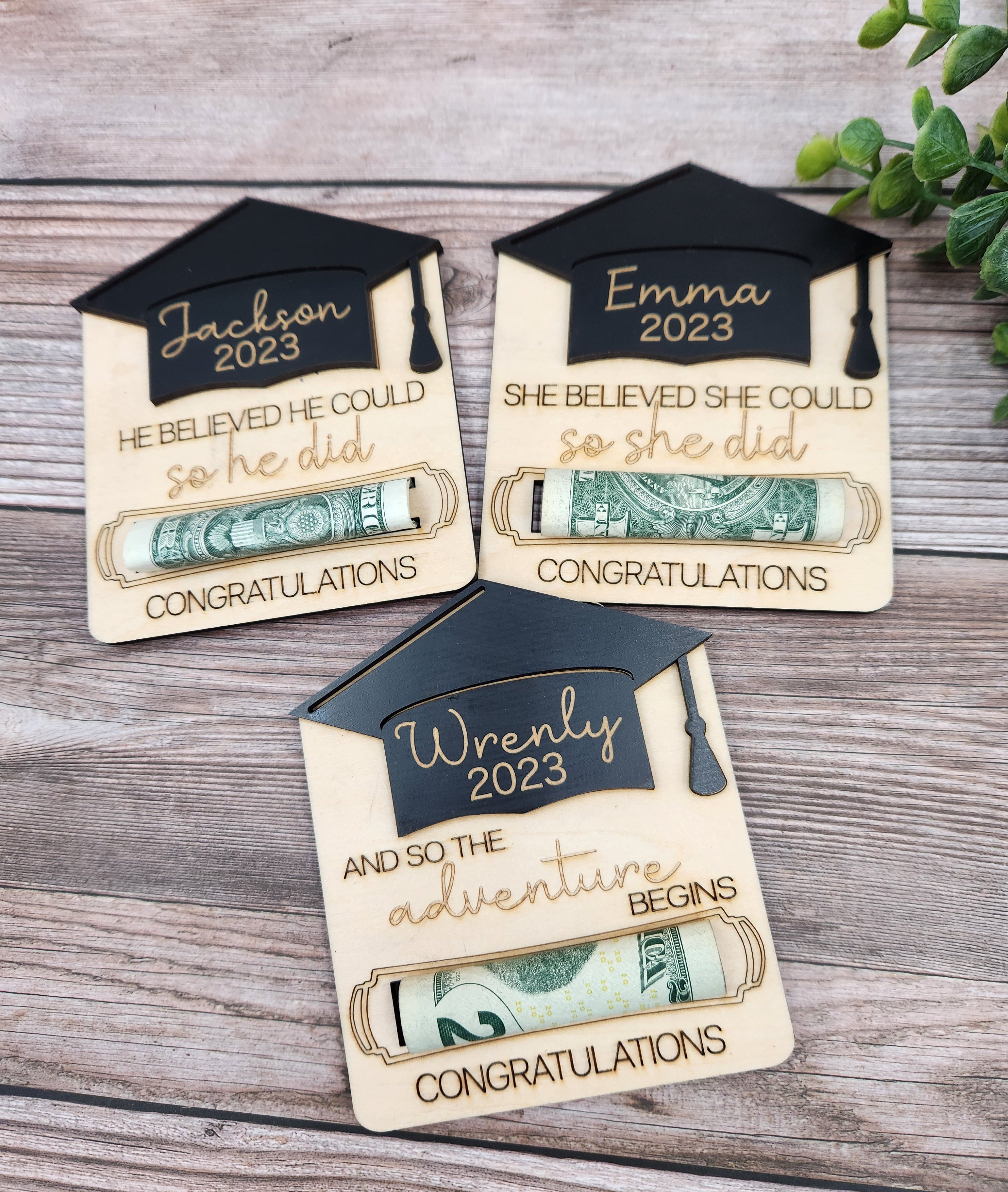 Graduation Money Holder – Burning Stitches