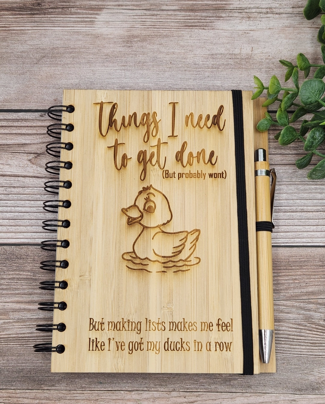 Wooden Notebook – Burning Stitches